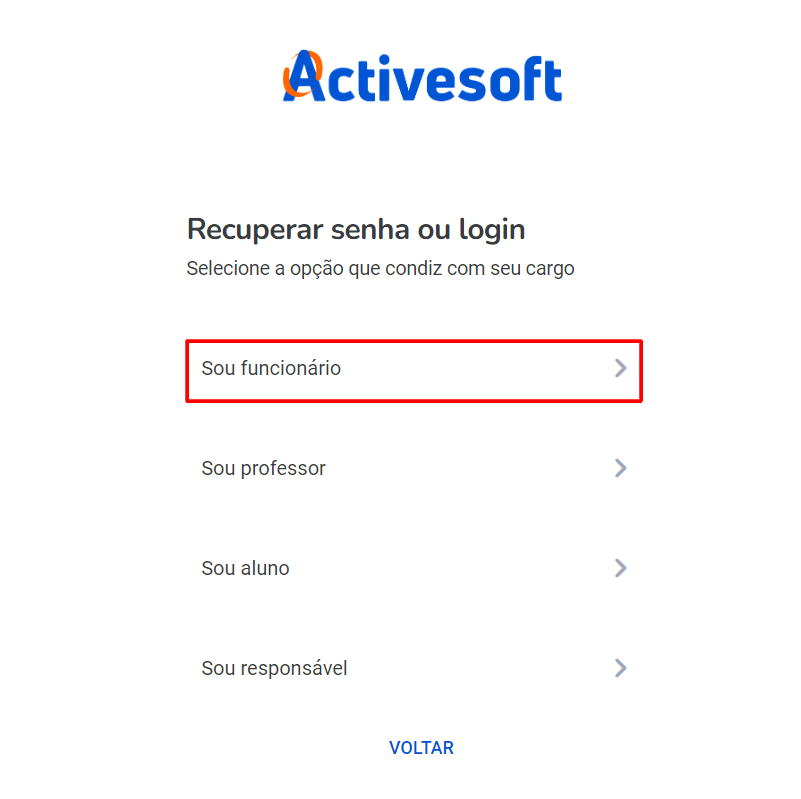 Como criar uma nova senha para o meu usuário do Activesoft? – Activesoft