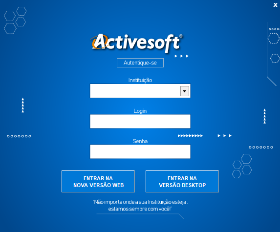 Instalação do Active Desktop – Activesoft