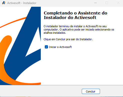 Instalação do Active Desktop – Activesoft