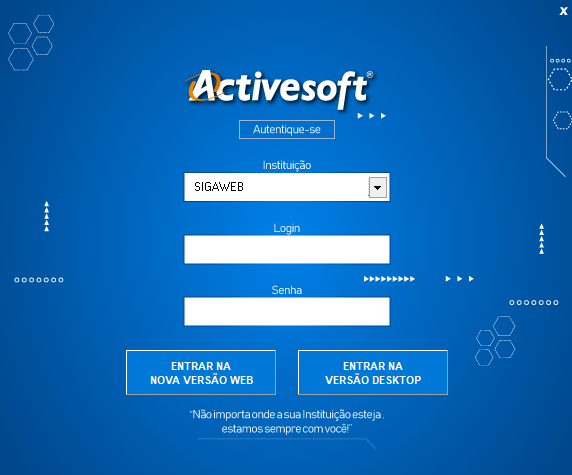 Instalação do Active Desktop – Activesoft